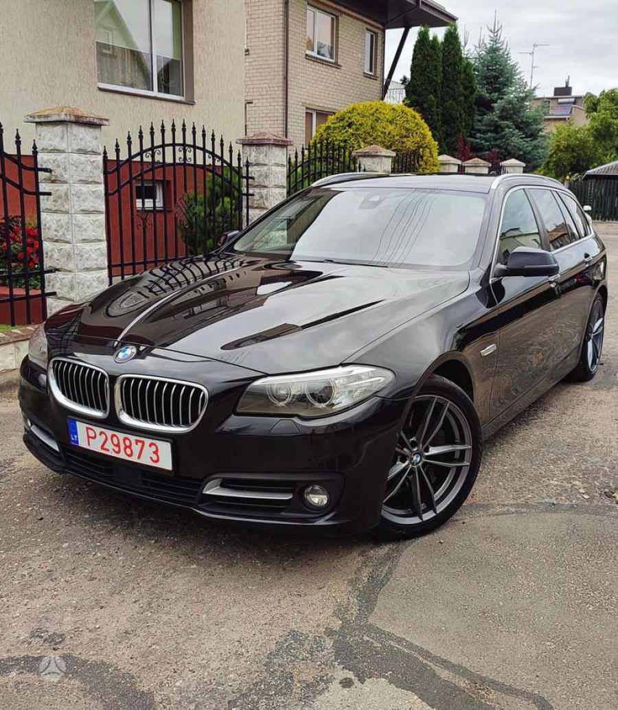 Melns BMW 520 2015 Marijampole, ar dzinēja tilpumu 2.00 L un nobraukumu 320 tūkst. km par 10800 €, foto 9 vietnē AUTOMOTO.COM.LV