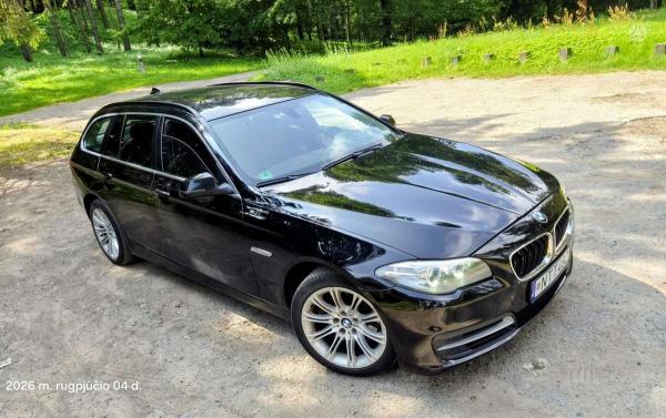 Melns BMW 520 2015 Raseiniai, ar dzinēja tilpumu 2.00 L un nobraukumu 310 tūkst. km par 7900 €, foto 5 vietnē AUTOMOTO.COM.LV