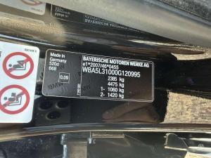 Черный БМВ 520 2015 в Утена, объемом двигателя 2.00 л и пробегом 310 тыс. км за 11950 €, фото 49 на AUTOMOTO.COM.LV