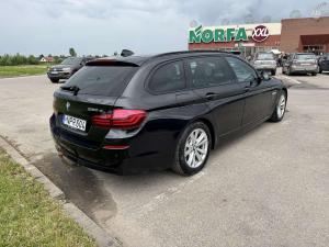 Black BMW 520 2015 in Kedainiai, with an engine capacity of 2.00 L and mileage of 345 thousand km for 8500 €, photo 4 on AUTOMOTO.COM.LV