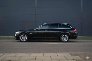 Black BMW 520 2015 in Vilnius, with an engine capacity of 2.00 L and mileage of 275 thousand km for 11399 €, photo 5 on AUTOMOTO.COM.LV