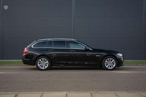 Black BMW 520 2015 in Vilnius, with an engine capacity of 2.00 L and mileage of 275 thousand km for 11399 €, photo 9 on AUTOMOTO.COM.LV