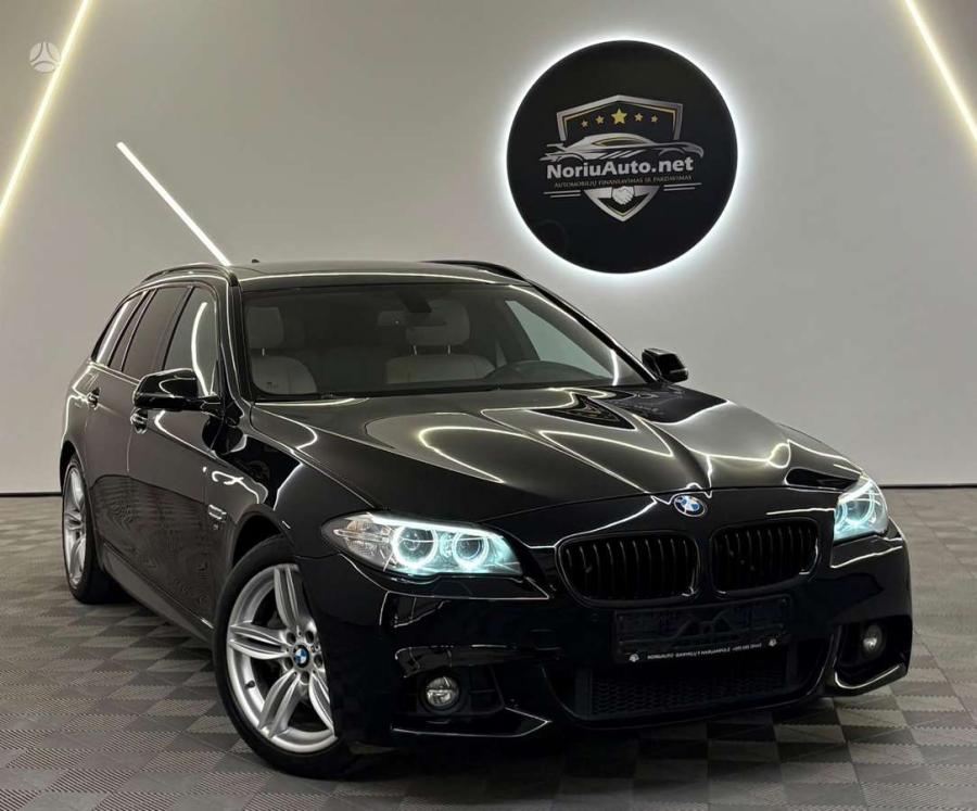 Melns BMW 520 2015 Marijampole, ar dzinēja tilpumu 2.00 L un nobraukumu 291 tūkst. km par 10999 €, foto 1 vietnē AUTOMOTO.COM.LV
