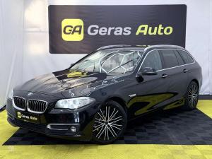 Melns BMW 520 2015 Viļņa, ar dzinēja tilpumu 2.00 L un nobraukumu 249 tūkst. km par 10690 €, foto  vietnē AUTOMOTO.COM.LV