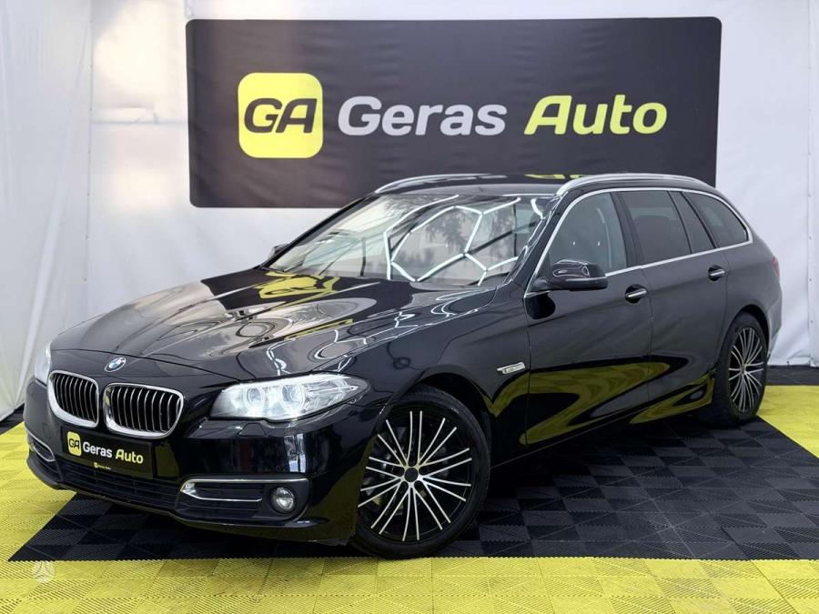 Melns BMW 520 2015 Viļņa, ar dzinēja tilpumu 2.00 L un nobraukumu 249 tūkst. km par 10690 €, foto 1 vietnē AUTOMOTO.COM.LV