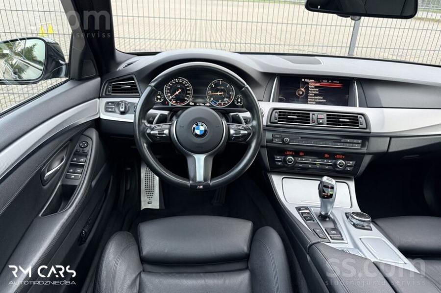 Melns BMW 520 2015 Jelgava, ar dzinēja tilpumu 2.00 L un nobraukumu 0 tūkst. km par 12850 €, foto 11 vietnē AUTOMOTO.COM.LV