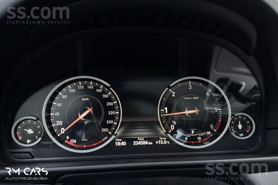 Melns BMW 520 2015 Jelgava, ar dzinēja tilpumu 2.00 L un nobraukumu 0 tūkst. km par 12850 €, foto 24 vietnē AUTOMOTO.COM.LV