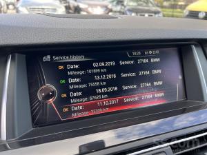 Black BMW 520 2016 in Riga, with an engine capacity of 2.00 L and mileage of 254 thousand km for 3200 €, photo 27 on AUTOMOTO.COM.LV