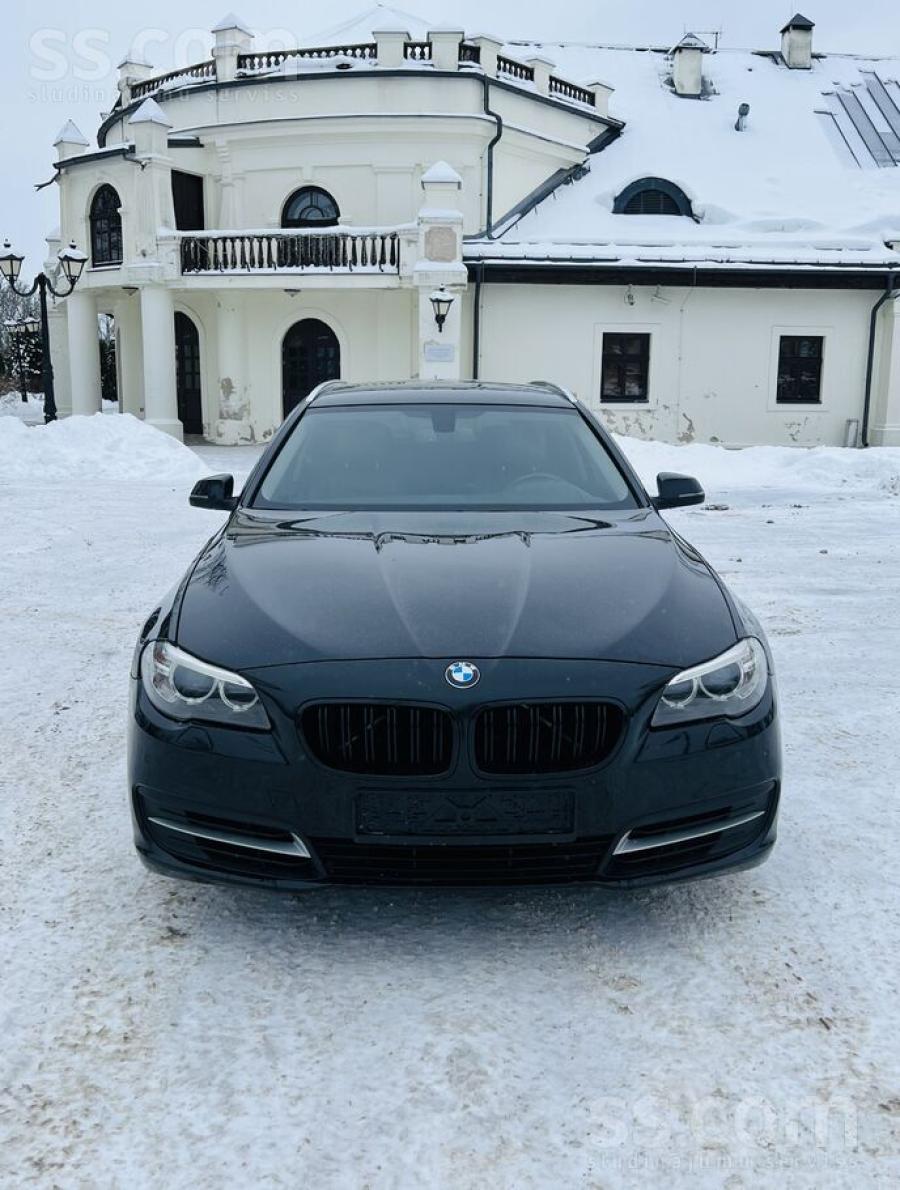 Black BMW 520 2016 in Gulbene, with an engine capacity of 2.00 L and mileage of 250 thousand km for 11990 €, photo 3 on AUTOMOTO.COM.LV