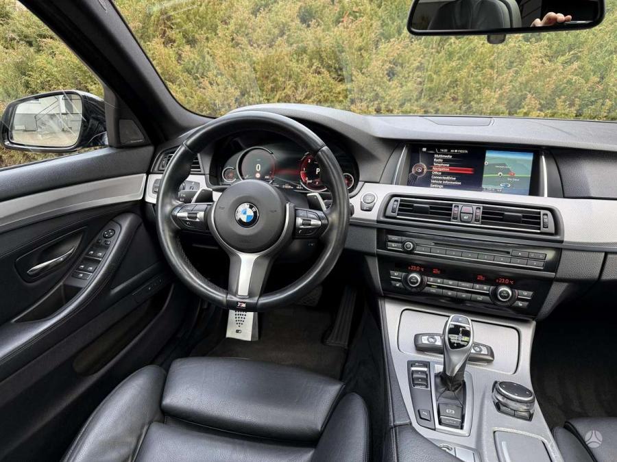 Black BMW 520 2016 in Prienai, with an engine capacity of 2.00 L and mileage of 270 thousand km for 14700 €, photo 24 on AUTOMOTO.COM.LV