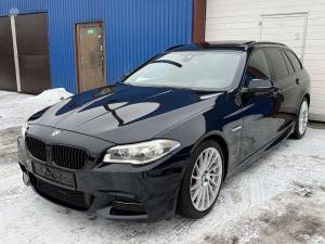 Black BMW 520 2016 in Prienai, with an engine capacity of 2.00 L and mileage of 275 thousand km for 13900 €, photo 4 on AUTOMOTO.COM.LV