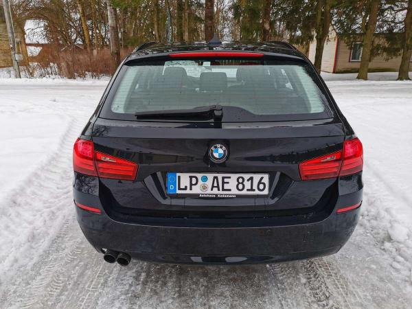 Black BMW 520 2016 in Sakiai, with an engine capacity of 2.00 L and mileage of 380 thousand km for 9200 €, photo 3 on AUTOMOTO.COM.LV
