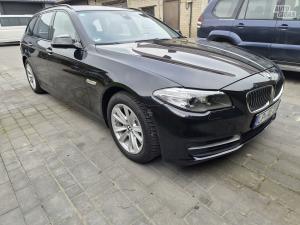 Black BMW 520 2016 in Sakiai, with an engine capacity of 2.00 L and mileage of 380 thousand km for 7999 €, photo 4 on AUTOMOTO.COM.LV
