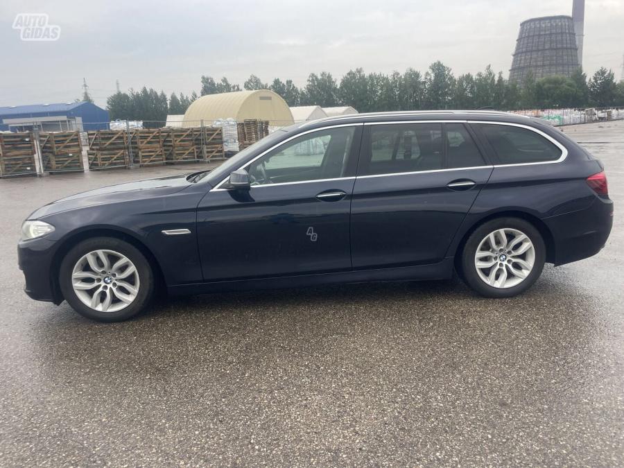 Black BMW 520 2016 in Kaunas, with an engine capacity of 2.00 L and mileage of 210 thousand km for 12100 €, photo 3 on AUTOMOTO.COM.LV