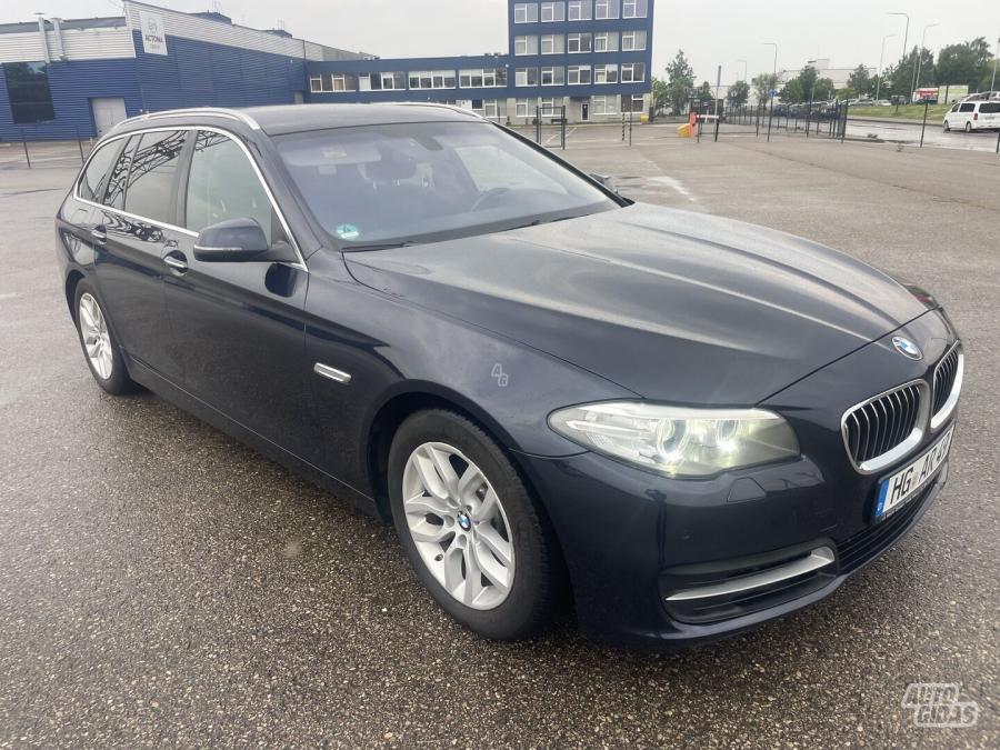 Black BMW 520 2016 in Kaunas, with an engine capacity of 2.00 L and mileage of 210 thousand km for 12100 €, photo 7 on AUTOMOTO.COM.LV