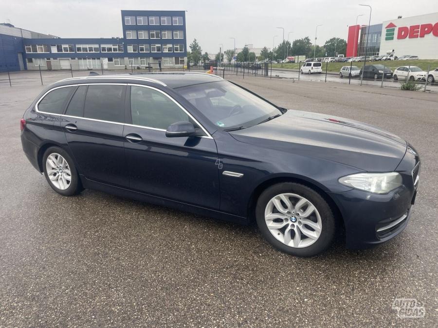Black BMW 520 2016 in Kaunas, with an engine capacity of 2.00 L and mileage of 210 thousand km for 12100 €, photo 12 on AUTOMOTO.COM.LV