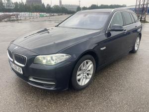 Black BMW 520 2016 in Kaunas, with an engine capacity of 2.00 L and mileage of 210 thousand km for 12100 €, photo 14 on AUTOMOTO.COM.LV