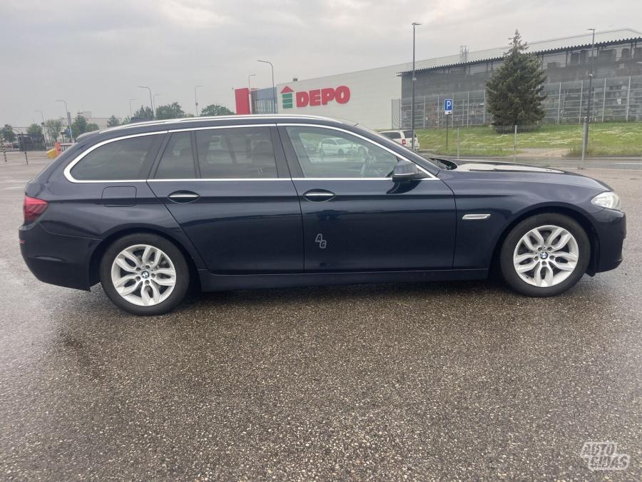 Black BMW 520 2016 in Kaunas, with an engine capacity of 2.00 L and mileage of 210 thousand km for 12100 €, photo 16 on AUTOMOTO.COM.LV
