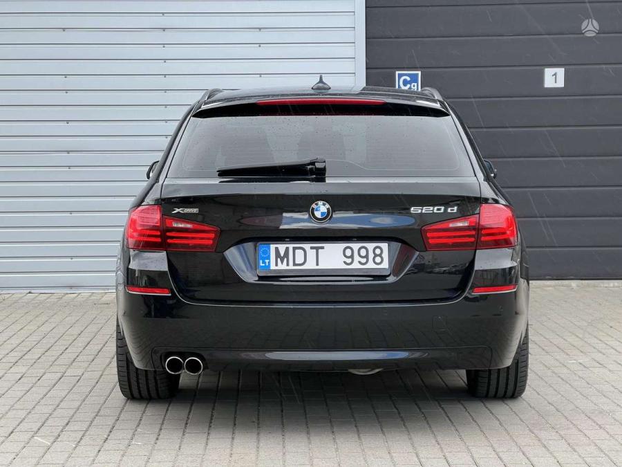 Melns BMW 520 2016 Klaipėda, ar dzinēja tilpumu 2.00 L un nobraukumu 230 tūkst. km par 11500 €, foto 7 vietnē AUTOMOTO.COM.LV