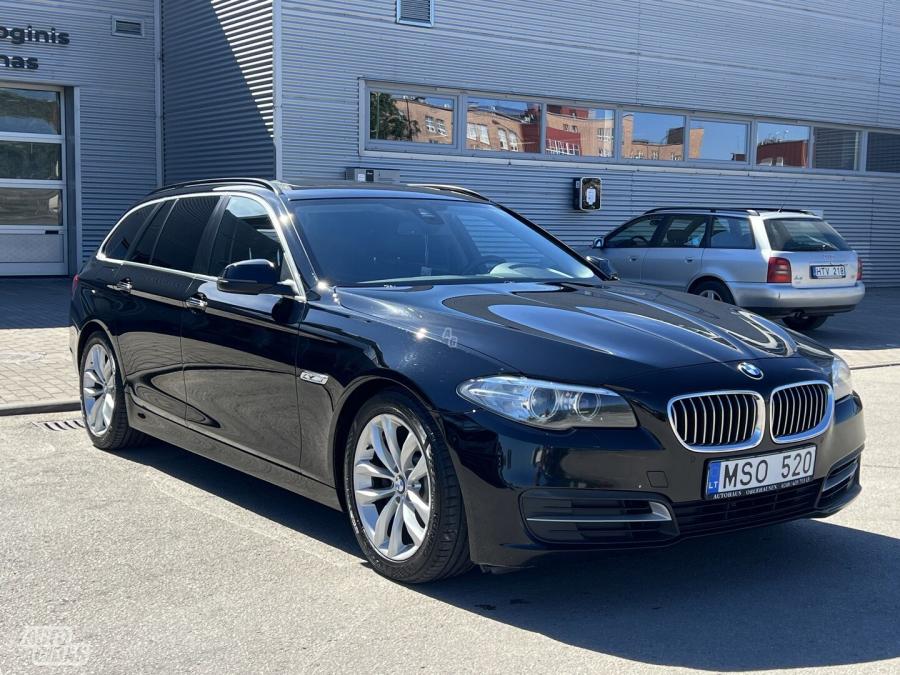 Black BMW 520 2016 in Klaipeda, with an engine capacity of 2.00 L and mileage of 310 thousand km for 12500 €, photo 3 on AUTOMOTO.COM.LV
