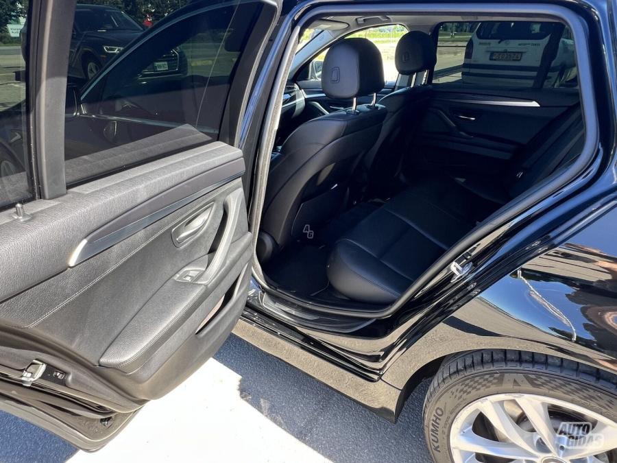 Black BMW 520 2016 in Klaipeda, with an engine capacity of 2.00 L and mileage of 310 thousand km for 12500 €, photo 16 on AUTOMOTO.COM.LV