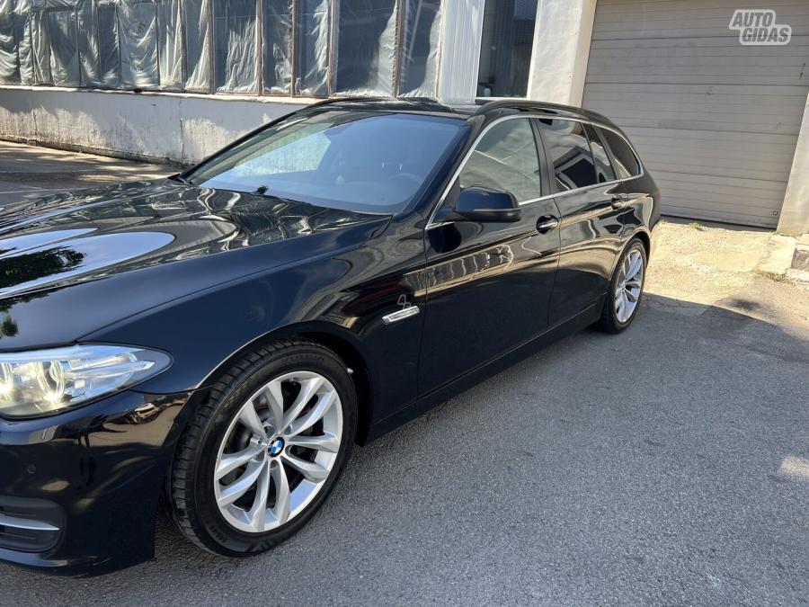 Black BMW 520 2016 in Klaipeda, with an engine capacity of 2.00 L and mileage of 310 thousand km for 12500 €, photo 19 on AUTOMOTO.COM.LV