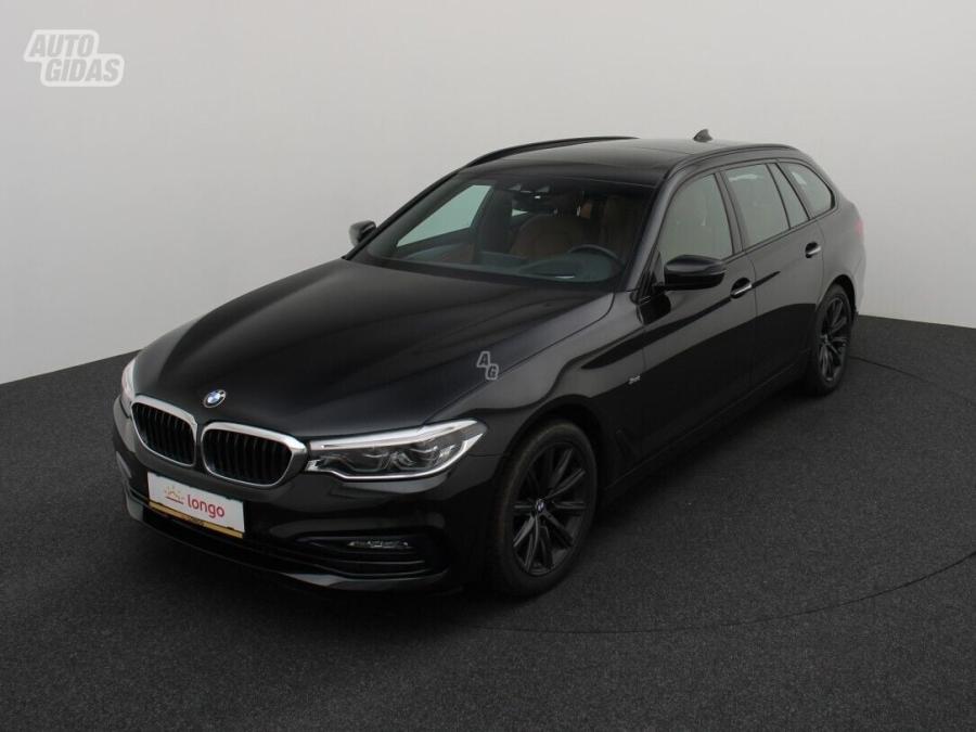 Black BMW 520 2017 in Vilnius, with an engine capacity of 2.00 L and mileage of 195 thousand km for 19499 €, photo 1 on AUTOMOTO.COM.LV