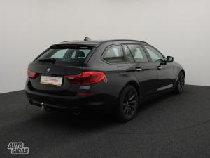 Black BMW 520 2017 in Vilnius, with an engine capacity of 2.00 L and mileage of 195 thousand km for 19499 €, photo 8 on AUTOMOTO.COM.LV