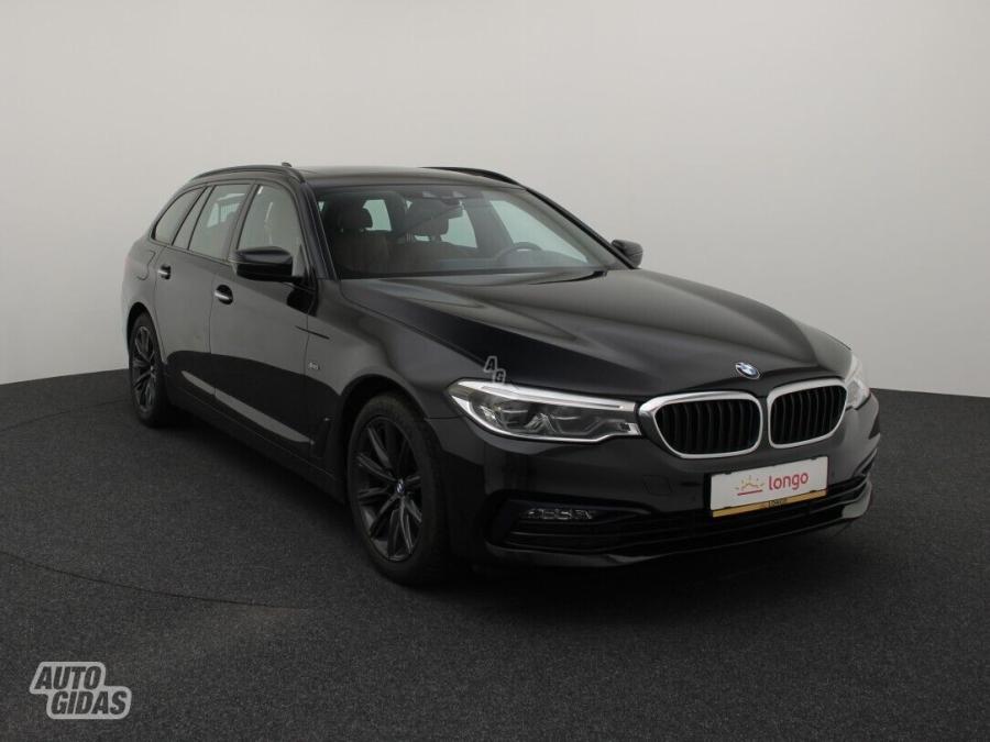 Black BMW 520 2017 in Vilnius, with an engine capacity of 2.00 L and mileage of 195 thousand km for 19499 €, photo 10 on AUTOMOTO.COM.LV