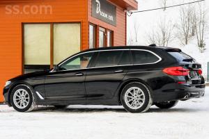 Black BMW 520 2017 in Tukums, with an engine capacity of 2.00 L and mileage of 225 thousand km for 13790 €, photo 5 on AUTOMOTO.COM.LV