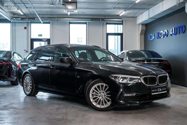 Black BMW 520 2017 in Marijampole, with an engine capacity of 2.00 L and mileage of 249 thousand km for 19950 €, photo 1 on AUTOMOTO.COM.LV