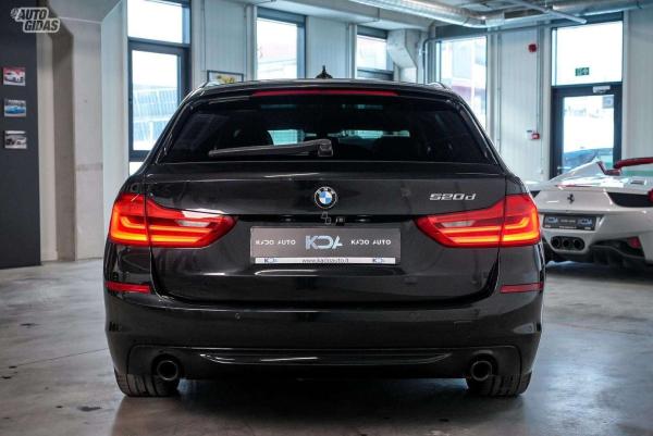 Black BMW 520 2017 in Marijampole, with an engine capacity of 2.00 L and mileage of 249 thousand km for 19950 €, photo 10 on AUTOMOTO.COM.LV
