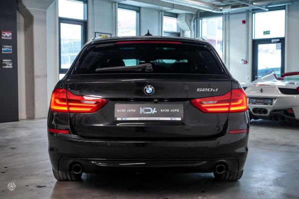 Black BMW 520 2017 in Kaunas, with an engine capacity of 2.00 L and mileage of 249 thousand km for 19950 €, photo 10 on AUTOMOTO.COM.LV