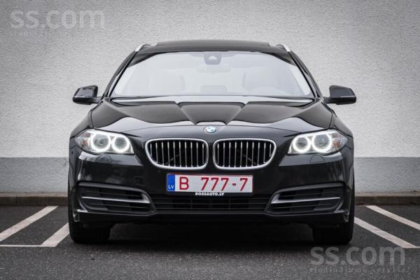 Black BMW 520 2017 in Riga, with an engine capacity of 2.00 L and mileage of 231 thousand km for 13250 €, photo 2 on AUTOMOTO.COM.LV