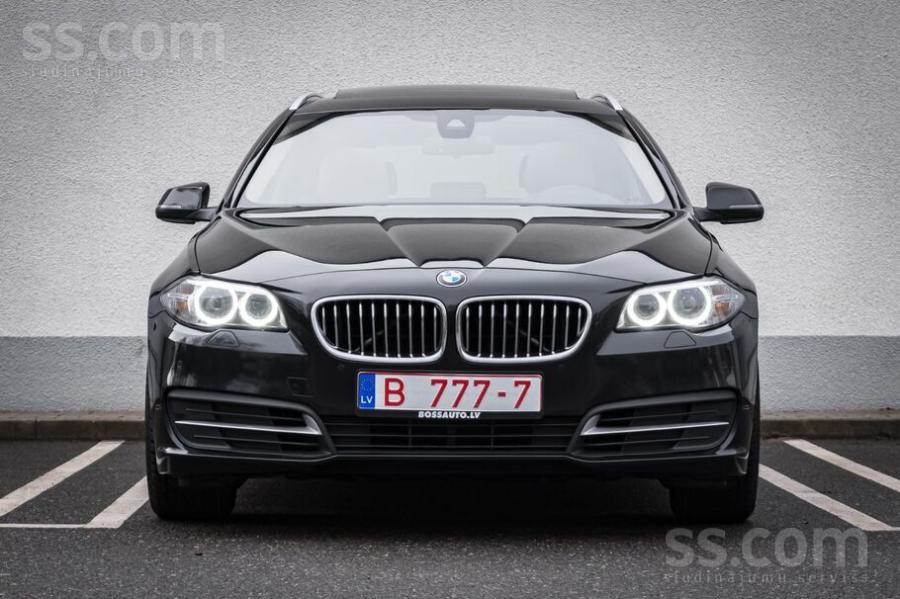 Black BMW 520 2017 in Riga, with an engine capacity of 2.00 L and mileage of 231 thousand km for 13250 €, photo 3 on AUTOMOTO.COM.LV