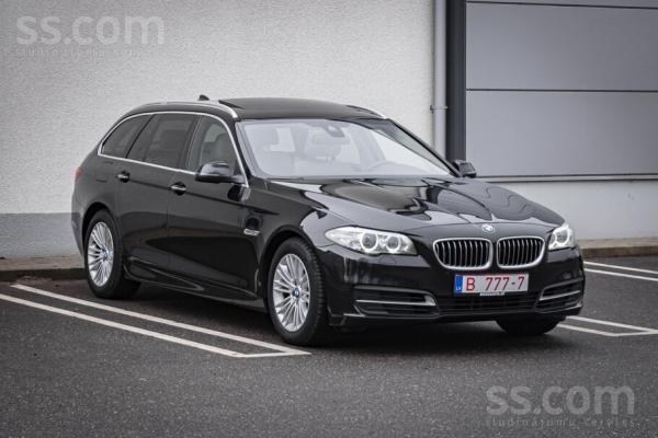 Black BMW 520 2017 in Riga, with an engine capacity of 2.00 L and mileage of 231 thousand km for 13250 €, photo 3 on AUTOMOTO.COM.LV