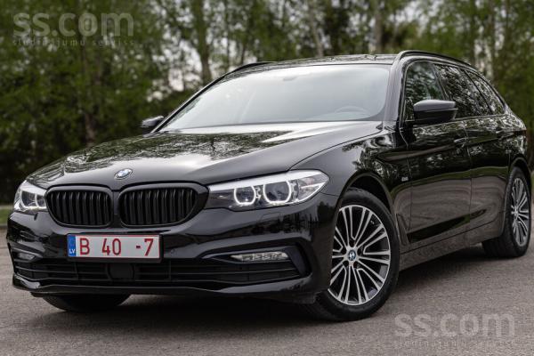 Melns BMW 520 2017 Tukums, ar dzinēja tilpumu 2.00 L un nobraukumu 269 tūkst. km par 15990 €, foto  vietnē AUTOMOTO.COM.LV