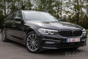 Black BMW 520 2017 in Tukums, with an engine capacity of 2.00 L and mileage of 269 thousand km for 15990 €, photo 5 on AUTOMOTO.COM.LV