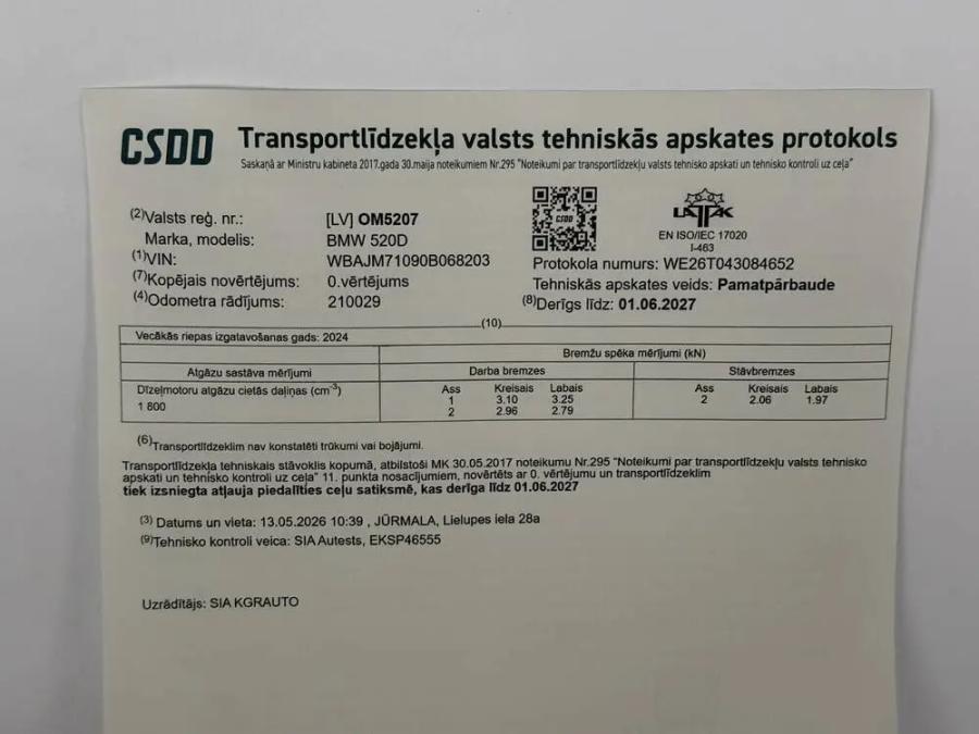 Melns BMW 520 2017 Jūrmala, ar dzinēja tilpumu 2.00 L un nobraukumu 210 tūkst. km par 19995 €, foto 56 vietnē AUTOMOTO.COM.LV