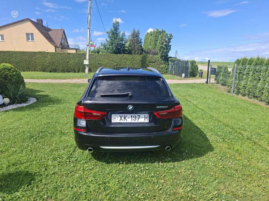Melns BMW 520 2017 Kauņa, ar dzinēja tilpumu 2.00 L un nobraukumu 200 tūkst. km par 17800 €, foto 7 vietnē AUTOMOTO.COM.LV
