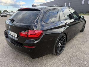 Black BMW 520 2017 in Vilnius, with an engine capacity of 2.00 L and mileage of 360 thousand km for 11499 €, photo 6 on AUTOMOTO.COM.LV