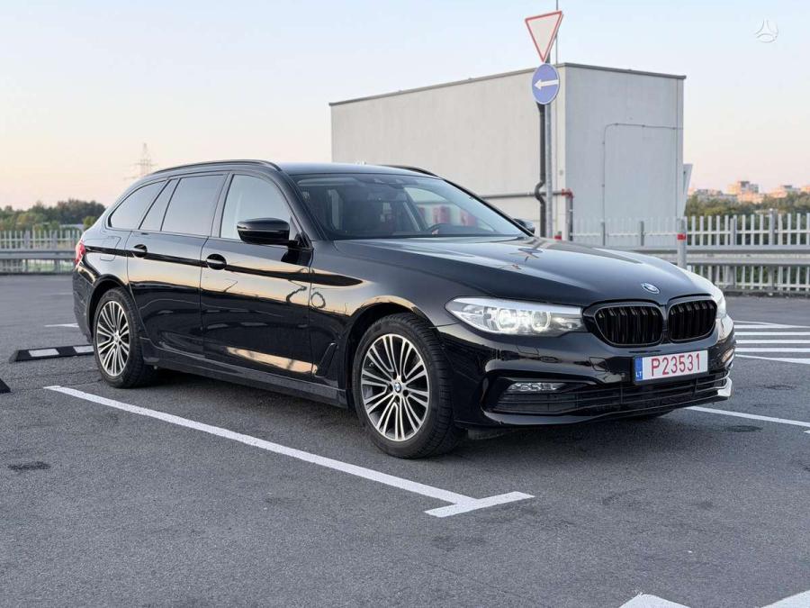 Melns BMW 520 2017 Viļņa, ar dzinēja tilpumu 2.00 L un nobraukumu 226 tūkst. km par 15500 €, foto 3 vietnē AUTOMOTO.COM.LV