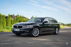 Black BMW 520 2017 in Elektrenai, with an engine capacity of 2.00 L and mileage of 222 thousand km for 17800 €, photo 4 on AUTOMOTO.COM.LV