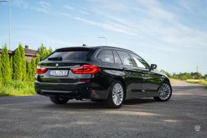 Black BMW 520 2017 in Elektrenai, with an engine capacity of 2.00 L and mileage of 222 thousand km for 17800 €, photo 8 on AUTOMOTO.COM.LV