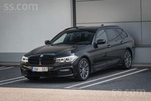 Black BMW 520 2017 in Riga, with an engine capacity of 2.00 L and mileage of 269 thousand km for 14995 €, photo  on AUTOMOTO.COM.LV