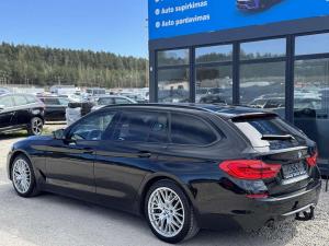 Black BMW 520 2017 in Vilnius, with an engine capacity of 2.00 L and mileage of 207 thousand km for 17500 €, photo 4 on AUTOMOTO.COM.LV
