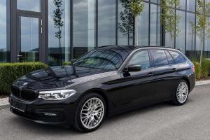 Black BMW 520 2017 in Vilnius, with an engine capacity of 2.00 L and mileage of 207 thousand km for 17500 €, photo  on AUTOMOTO.COM.LV