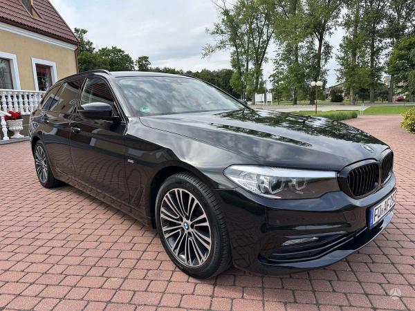 Black BMW 520 2017 in Kelme, with an engine capacity of 2.00 L and mileage of 359 thousand km for 13700 €, photo 3 on AUTOMOTO.COM.LV