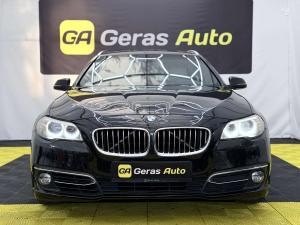 Black BMW 520 2017 in Vilnius, with an engine capacity of 2.00 L and mileage of 334 thousand km for 10500 €, photo 3 on AUTOMOTO.COM.LV