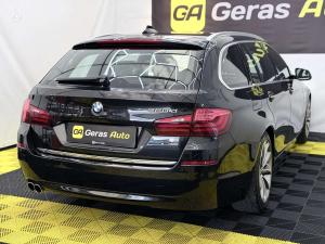 Black BMW 520 2017 in Vilnius, with an engine capacity of 2.00 L and mileage of 334 thousand km for 10500 €, photo 5 on AUTOMOTO.COM.LV